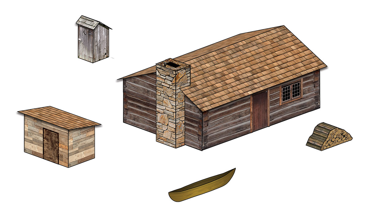 Cabin Kit – Scribbles Crafts – Brooklyn's Premier Crafting Resource